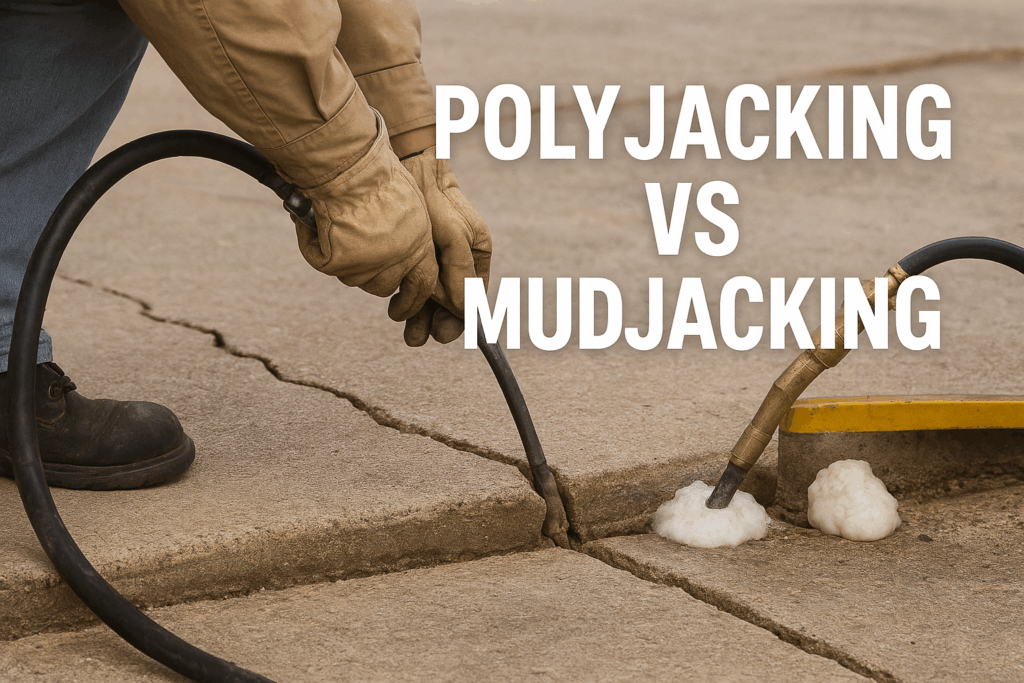 Polyjacking vs. Mudjacking: What It Is and Which Is the Better Concrete Leveling Method - ASK to ...